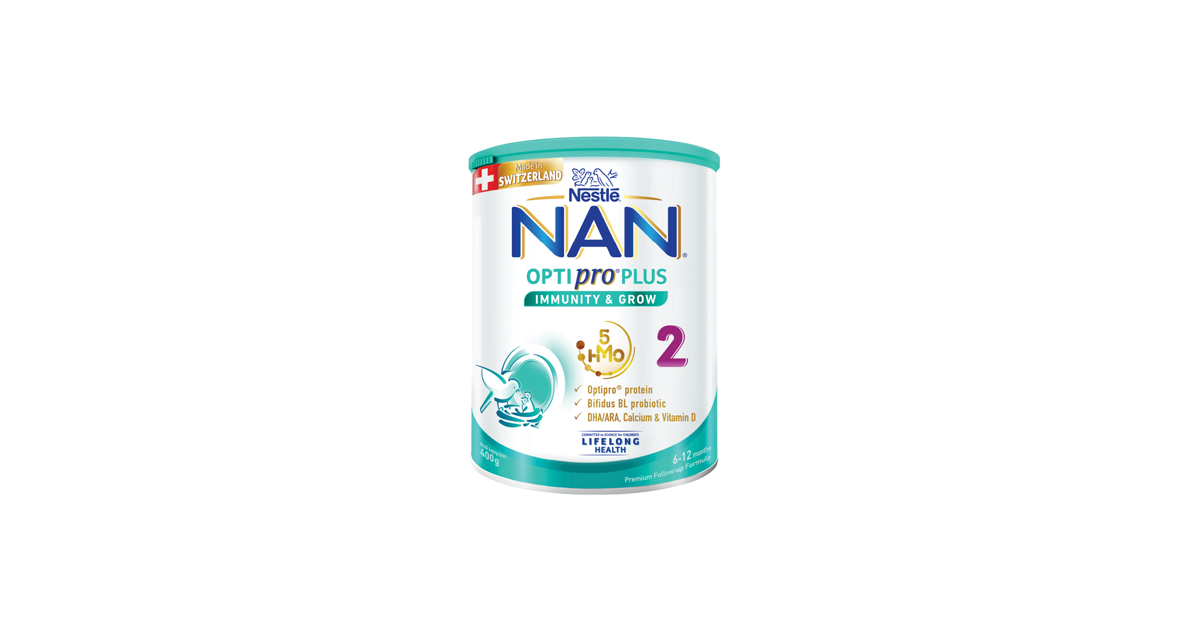 NAN OPTIPRO PLUS 2 400g Thụy Sĩ - 41020017A2 | Nestlé Mom&Me